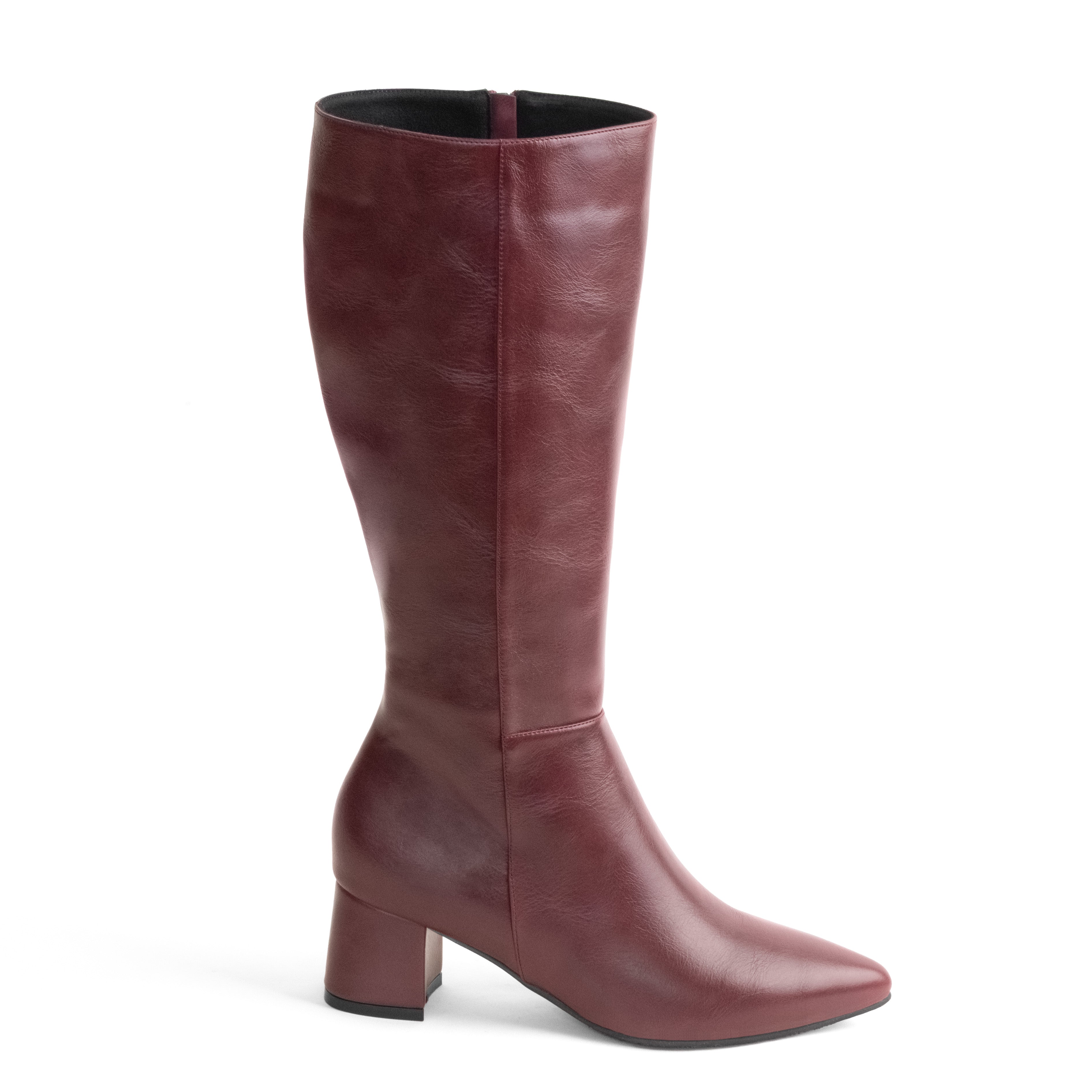 Bota Alta para Mujer – Kiara 06 Conche Vino – Kaluri
